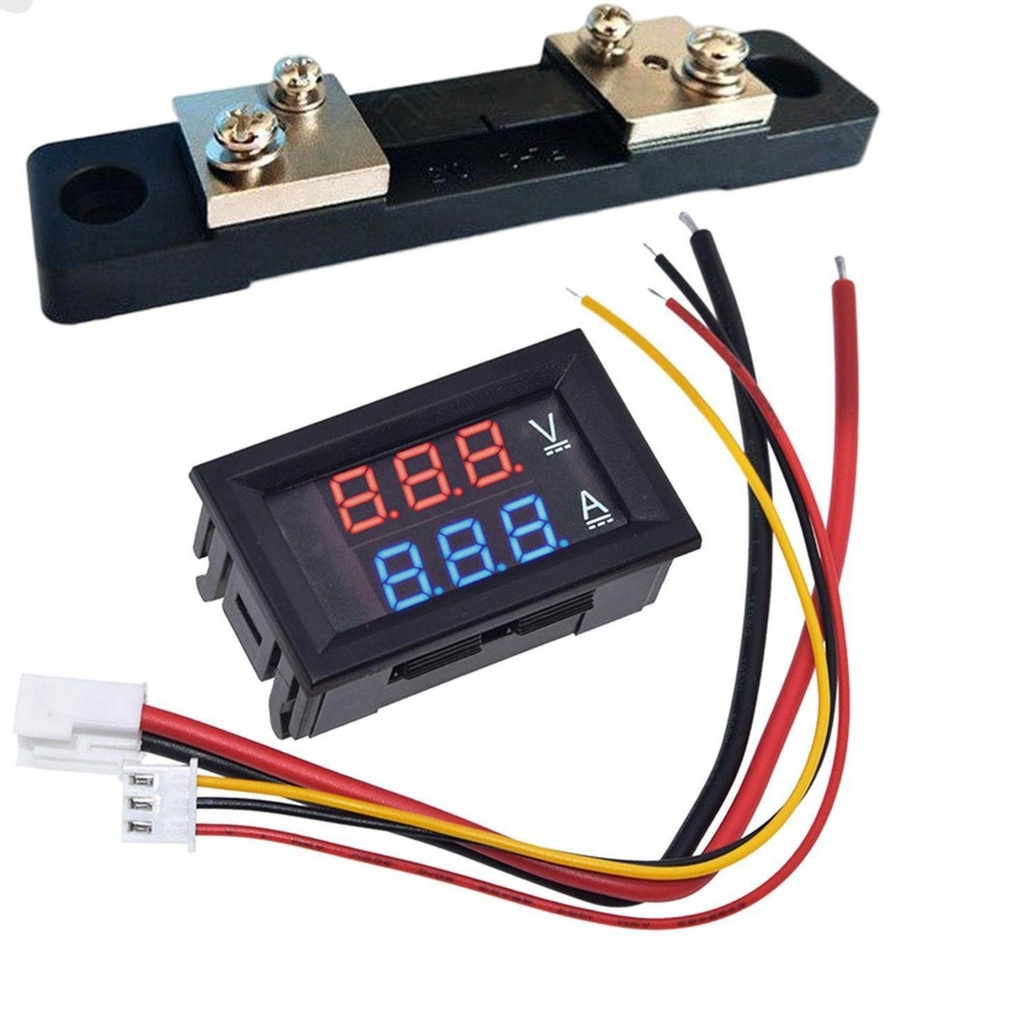50A Current and Voltage meter with 50A shunt | Hub360